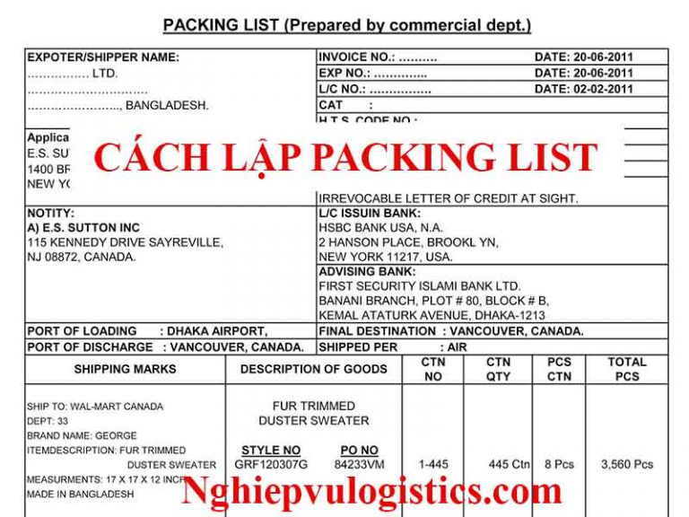 Bộ chứng từ xuất nhập khẩu gồm những gì?